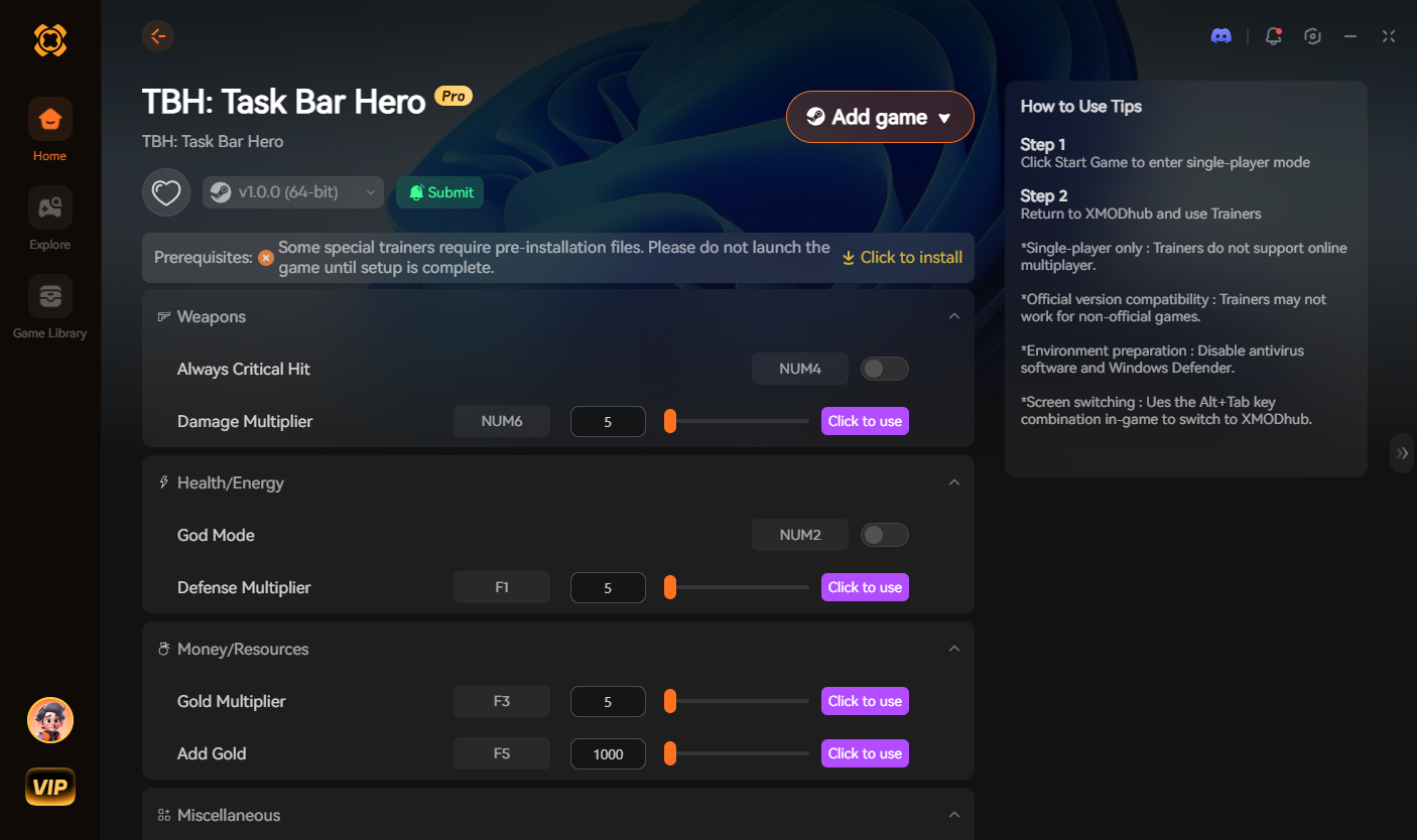 TBH: Task Bar Hero Cheats & Console Commands: Full List and How to Enable