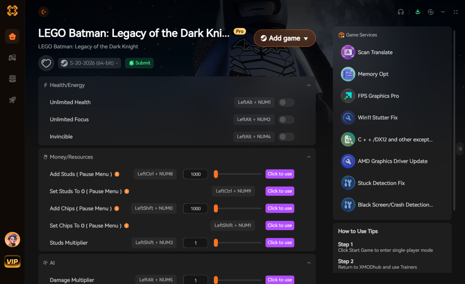 LEGO Batman: Legacy of the Dark Knight เหรียญไม่จำกัด (ไกด์ PC)