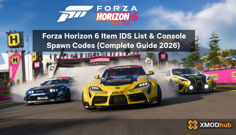 Forza Horizon 6 Item IDs List & Console Spawn Codes (Complete Guide 2026)