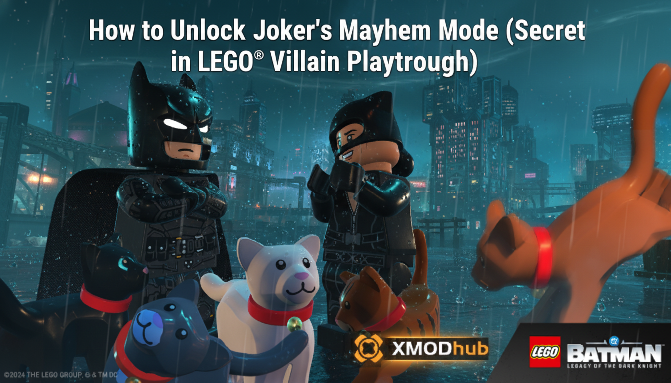 How to Unlock Joker's Mayhem Mode (Secret Villain Playthrough) in LEGO ...