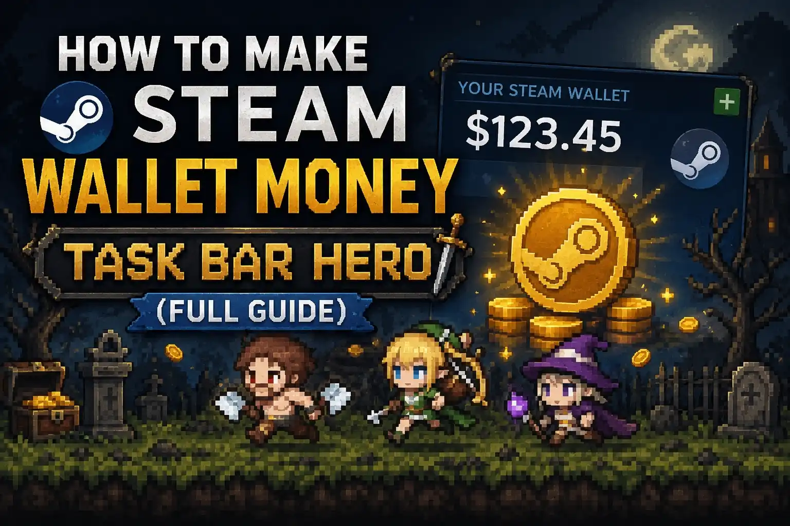 How to Make Steam Wallet Money Task Bar Hero